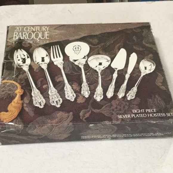 Godinger | Dining | Godinger 2th Century Baroque New 8 Piece Serving ...